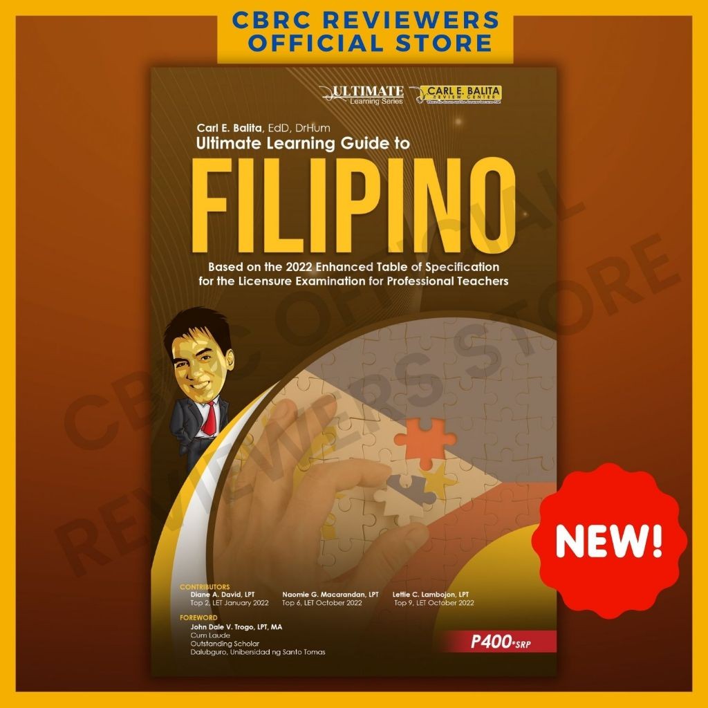 2023 CBRC ULG FOR FILIPINO Majorship LET Reviewer Latest | Shopee ...