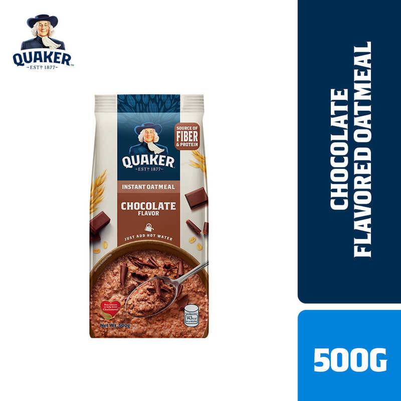 Quaker Flavored Oatmeal Chocolate 500G | Shopee Philippines
