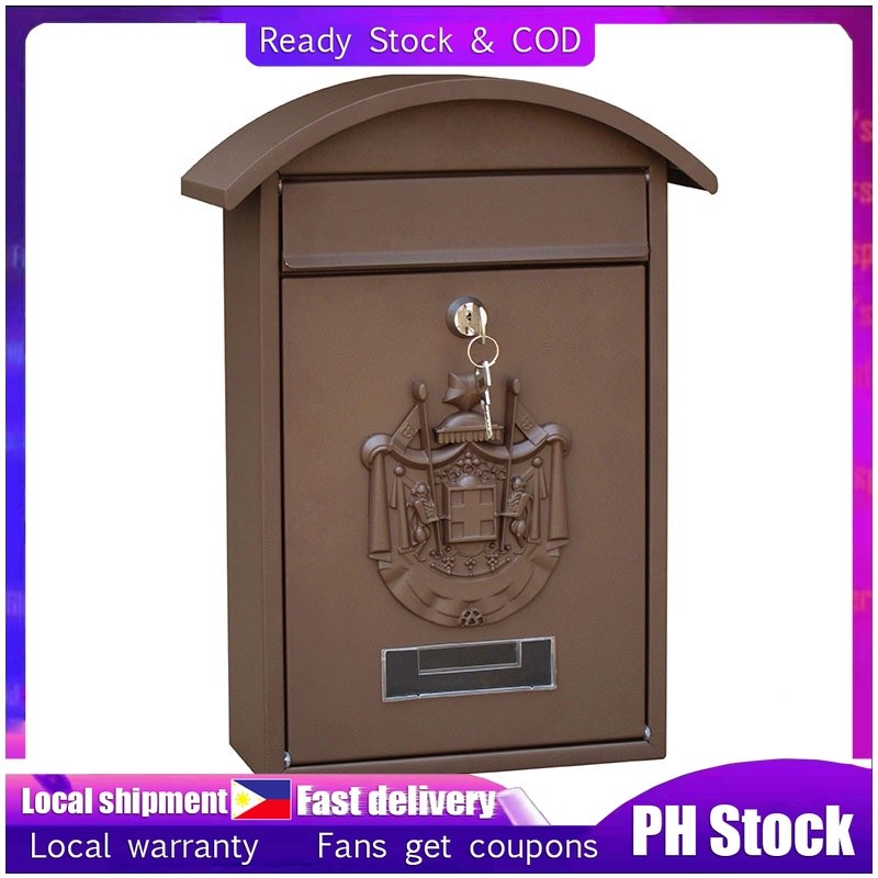 Post Office Box Waterproof Outdoor Safety Lock Suggestion Box | Shopee ...