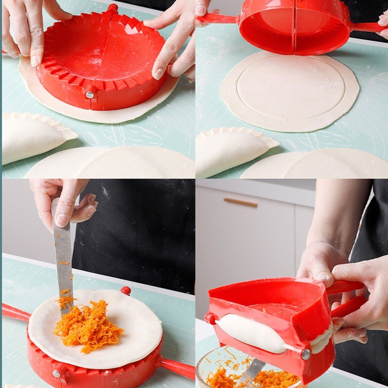 Big Dumplings Maker Mold Hand Dough Press Dumpling Clip Pie Mould Maker ...