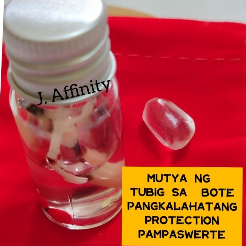 Lucky charms Amulet Mutya ng Tubig sa Bote may kasamang Magical Oil ...