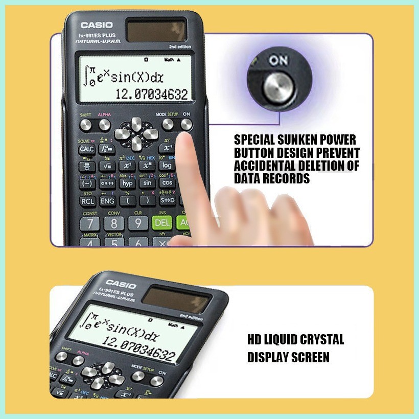 Casio 991EX&991ES&82MS Calculator Series Scientific Student Function ...