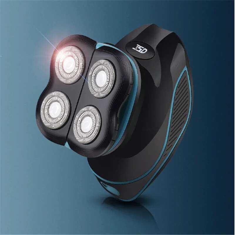 A A Wet Dry Electric Bald Shaver Close Shaving Hine Man Face Grooming ...