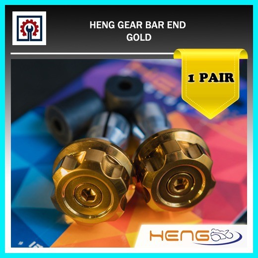HENG GEAR BAR END | GOLD | 1 PAIR | Shopee Philippines
