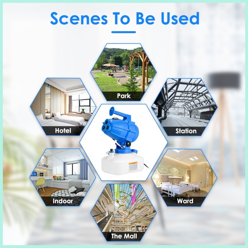 5L Electric Cold Misting Machine ULV Ultra Low Capacity Knapsack ...