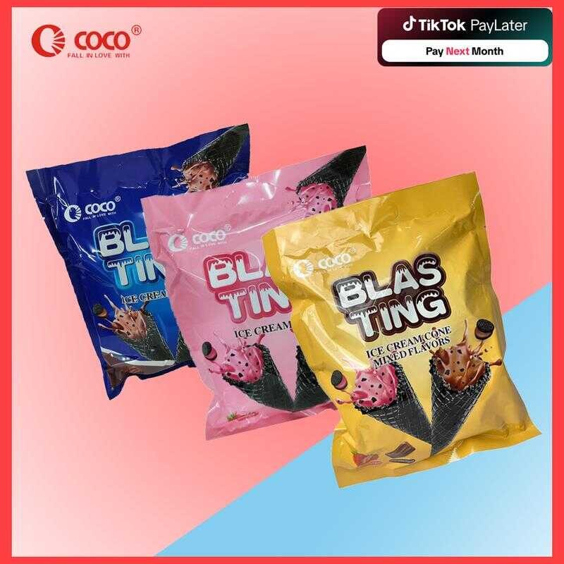 8Df COCO Blasting Ice Cream Cone Chocolate - 25-27 Piece Pack, 300 ...