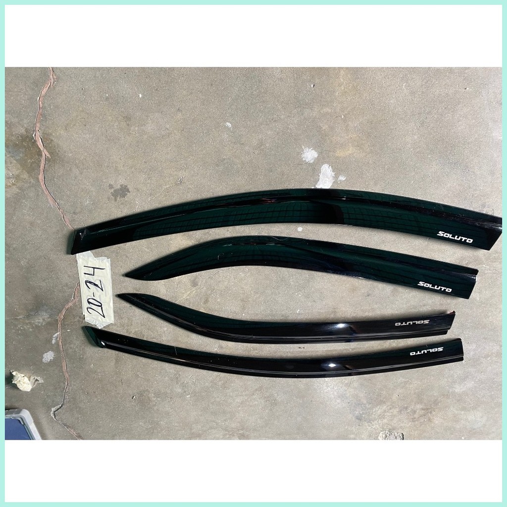 Kia Soluto 2020-2024 Rain Visor, exterior car accessories for kia, car ...