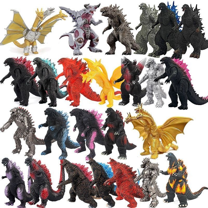 Godzilla Soft Adhesive Model Collection Mechanical Steel Godzilla Red ...