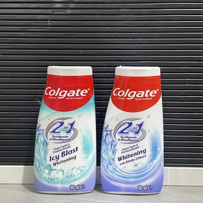 COD 2024 Colgate 2in1 na may stain Lifter /Icy Blast Pagputi Toothpaste ...