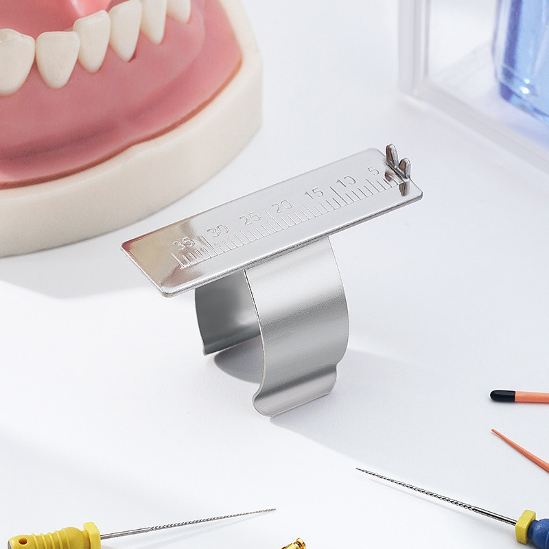 Stainless Steel Dental Finger Ruler Equipment Dental Endodontic Span ...