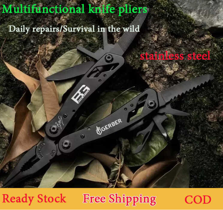 Multifunction Survival Tool Pocket Heavy Gerber 9 1 Duty Outdoor Plier ...