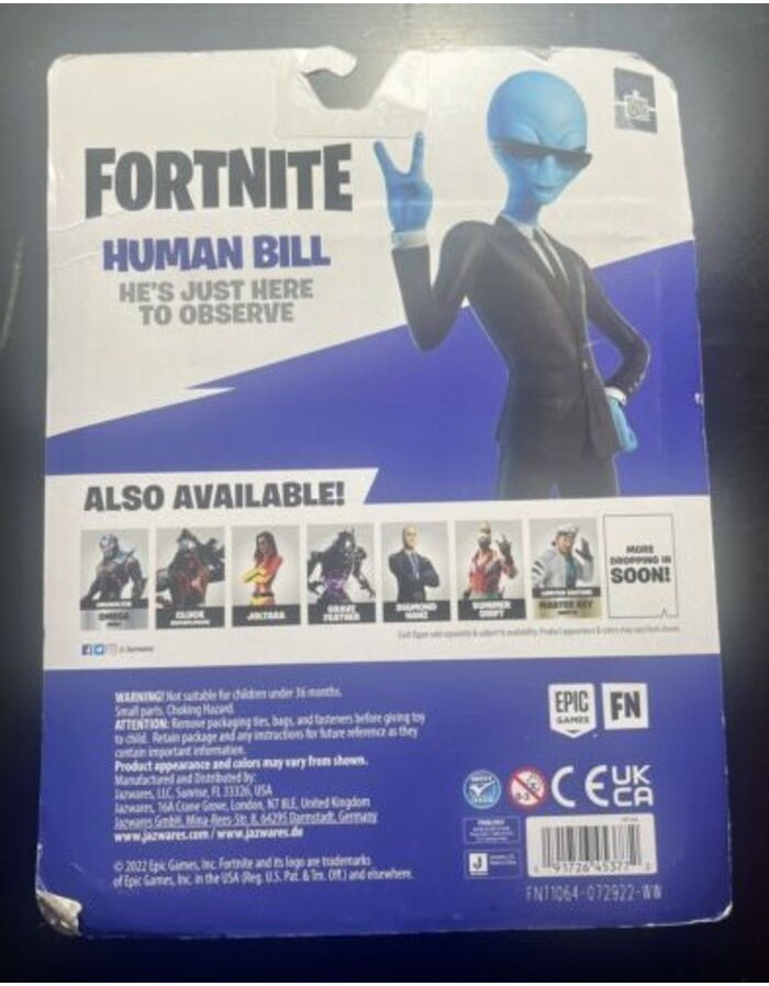 7C Forite Emote Series 3.75 "Human Bill&Lil's Saucer (Jazwares ...