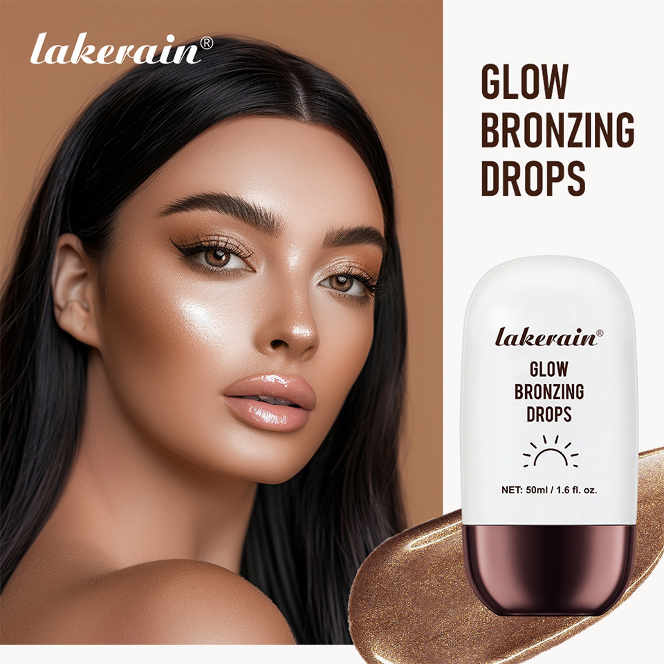 Glow Bronzing Drops Face Peptide Serums Liquid Bronzer Cream Hydrating ...