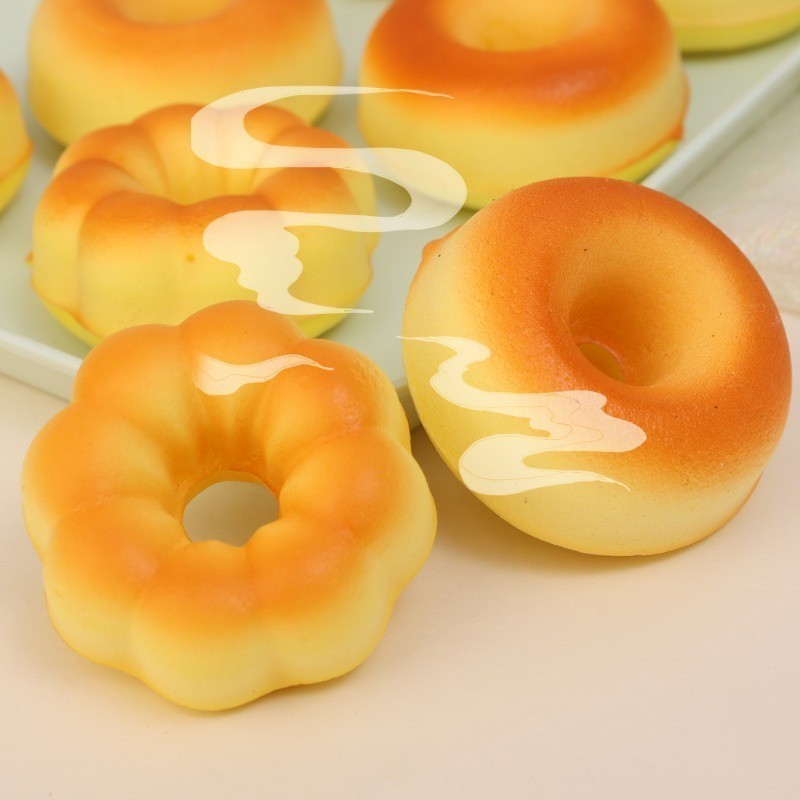 Creative Dessert Pastry Pinch Squeeze Toys - Simulated Fluid Egg Yolk ...