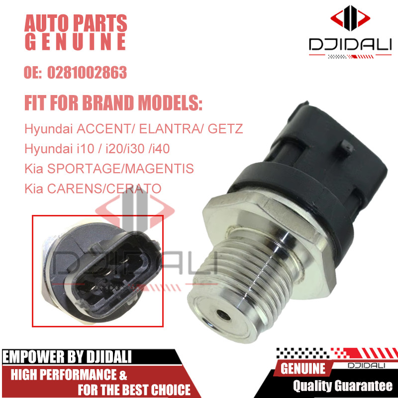 Fuel Rail Pressure Sensor Regulator for Kia Hyundai 0281002863 ...