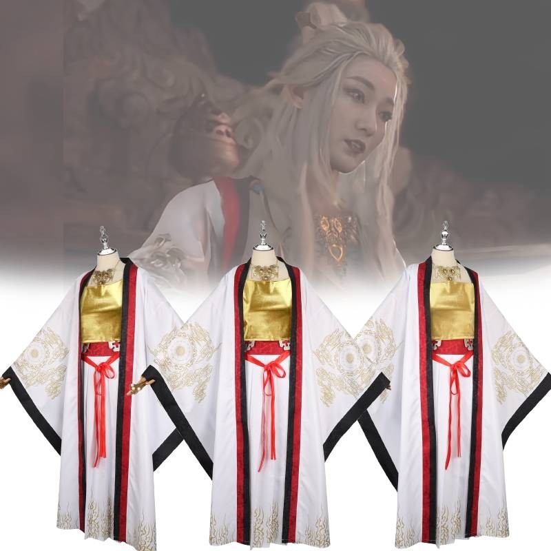 Myth Fashionable Black Wukong Cosplay Attire Featuring Retro Princess ...