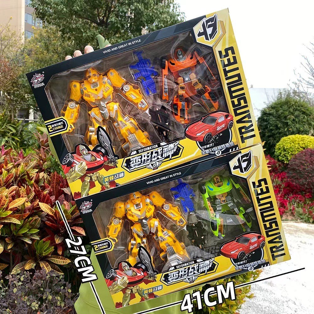 6D Children's Optimus Prime Transformers Robot Model Wasp Mech Car God ...