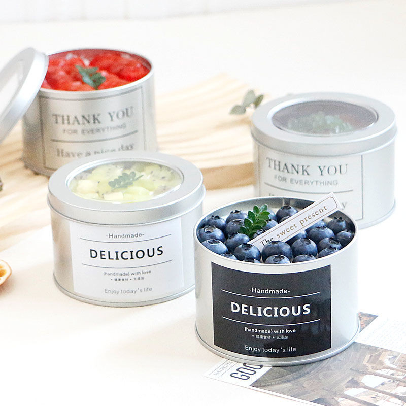 Thousand-layer Tinplate Tin Small Mousse Cake Packaging Tiramisu ...