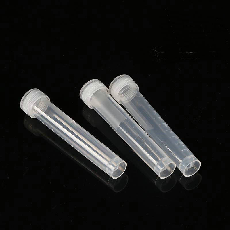 50Pcs/Lot Laboratory Plastic Cryovial 10Ml Freeze Tube Cryotube With ...