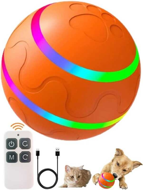SCOLEA PawDepot Smart Interactive Dog Cat Toy Balls with Remote Control ...