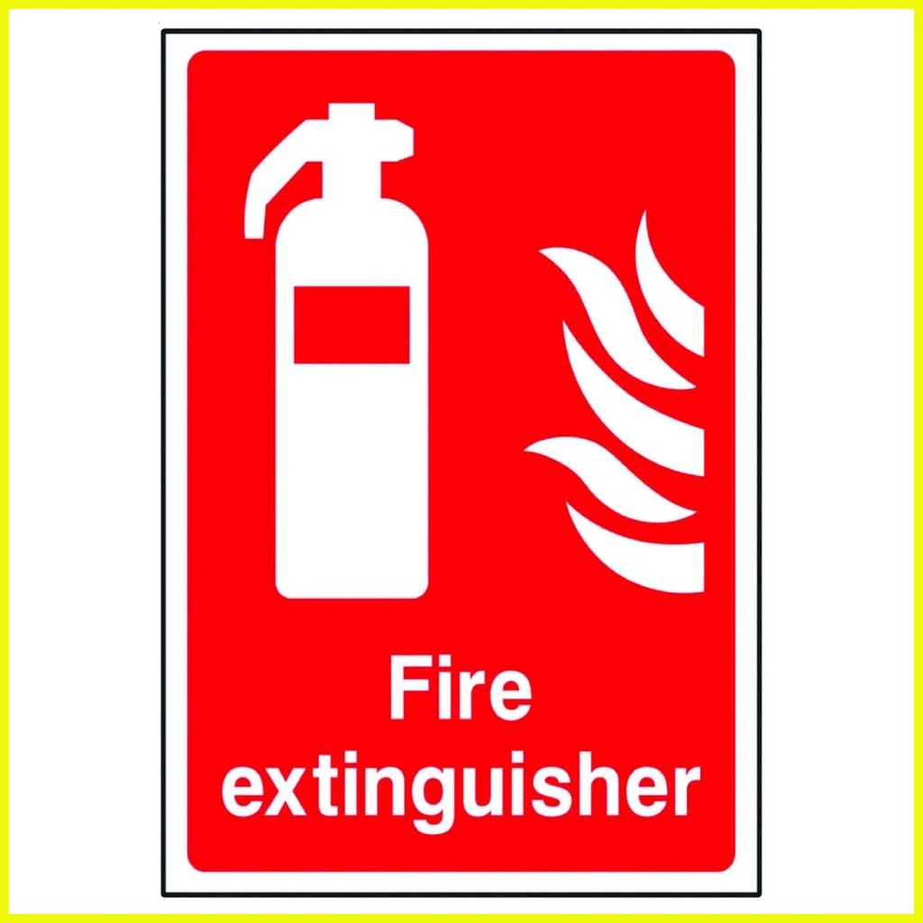 ۞ ∏ Emergency Fire Exit / Fire Extinguisher signage laminated A4 size ...