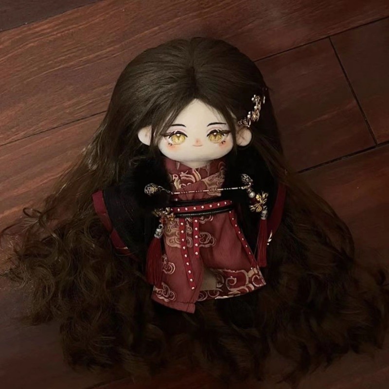 Ashes of The Kingdom 20CM Liu Bian Ancient Style Long Haired Cotton ...