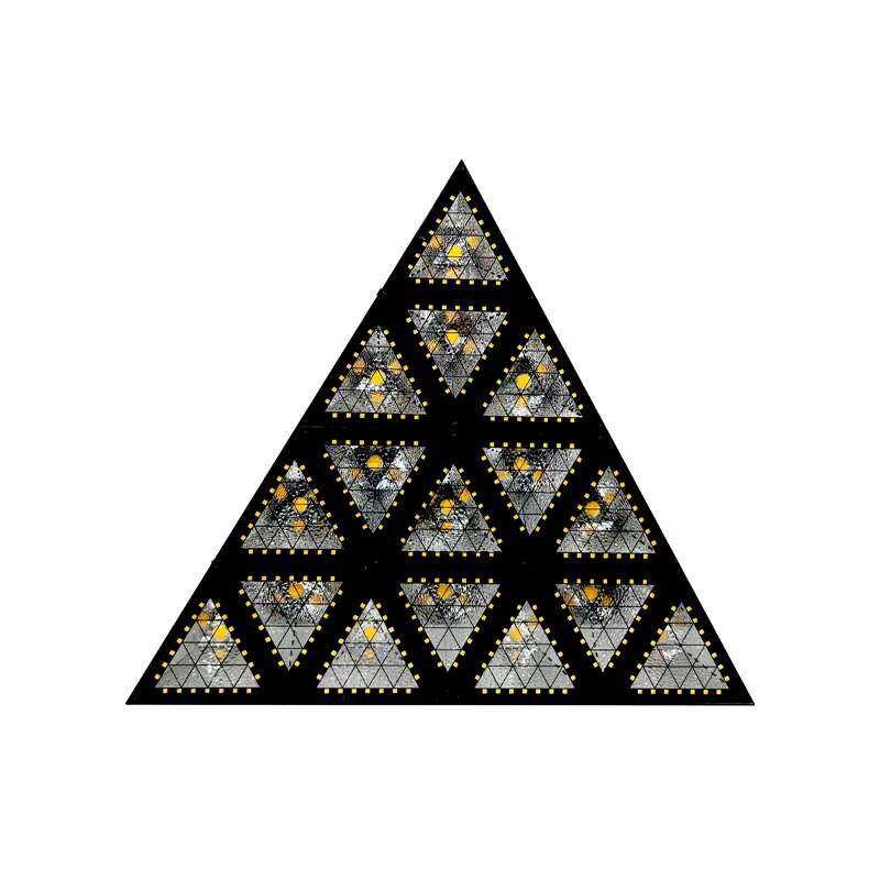 Club Retro Effect LED Dance Floor 650W Triangle DJ Disco Party Light ...