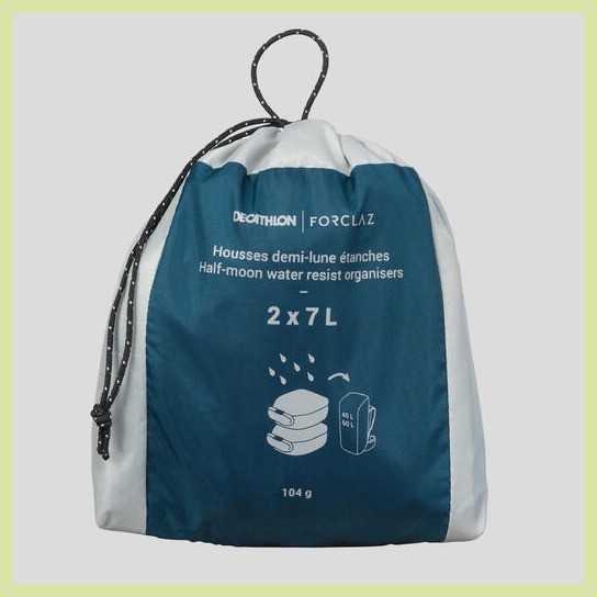 ∳ Decathlon Forclaz Set of 2 trekking storage covers with waterproof ...