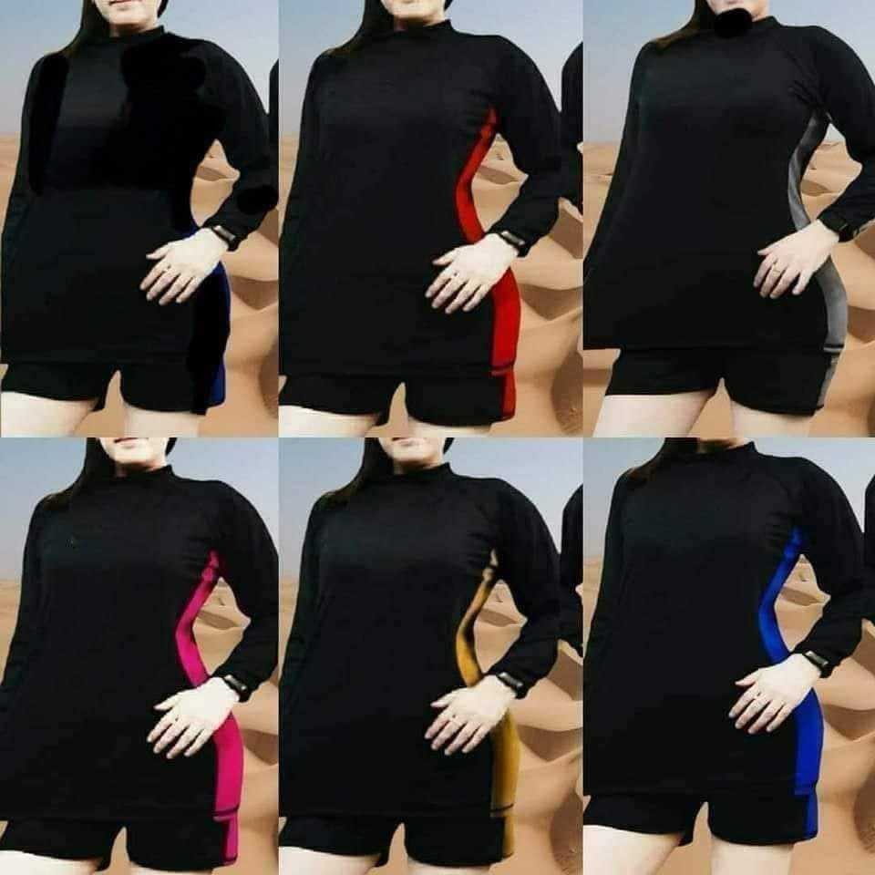 Rush guard plus size terno swimming attire beach rush guard long sleeve ...