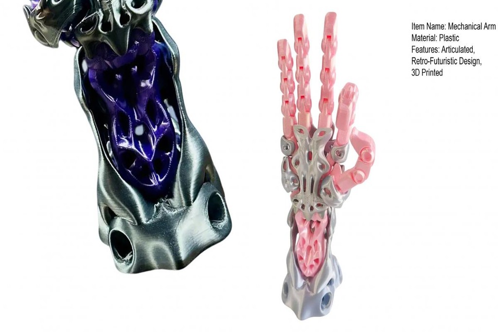 Artistic Bionic Arm Robotic Arm Model Articulated Robotic Hand for ...