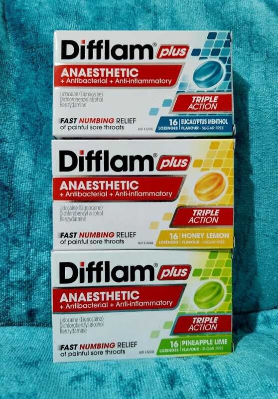 Difflam Lozenges Fast Numbing Anaesthetic Antibacterial + Anti ...