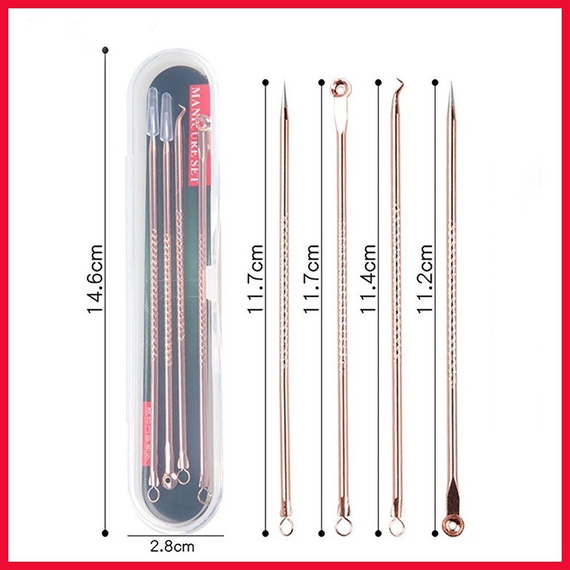 Stainless Steel Acne Clip, 3 in 1/5 in 1 Facial Cleaning Tool Set ...