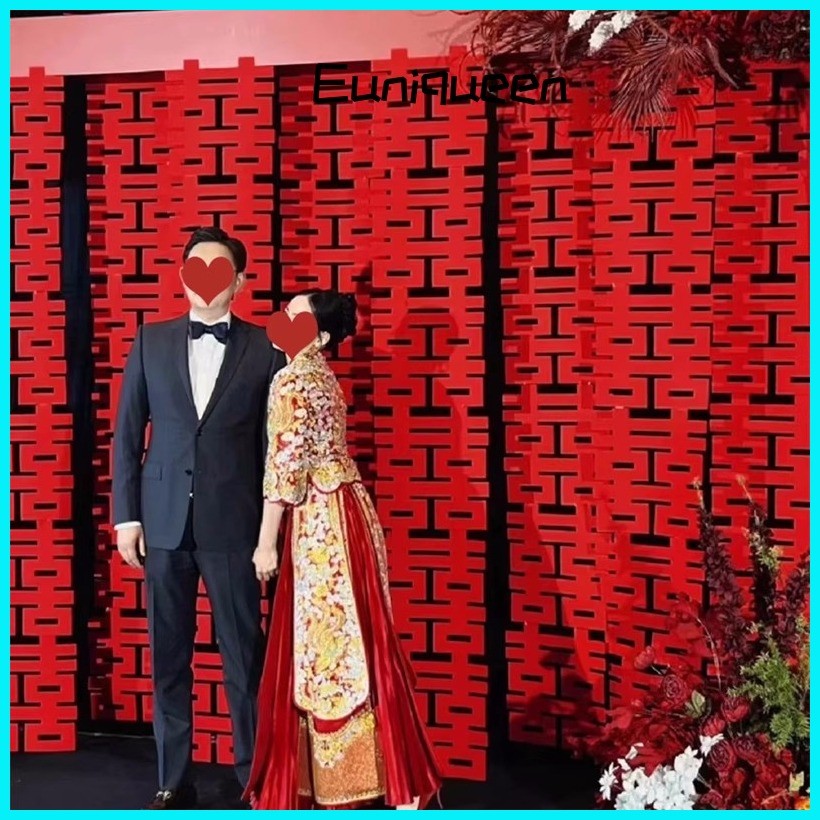 2 Meters Long Xi Sticker Chinese Red Wedding Banner Decoration xi Non ...