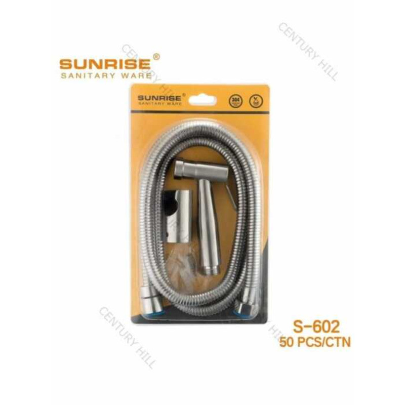 BIDET ( Set ) Sunrise Shower With Stainless Hose Heavy Duty) | Shopee ...