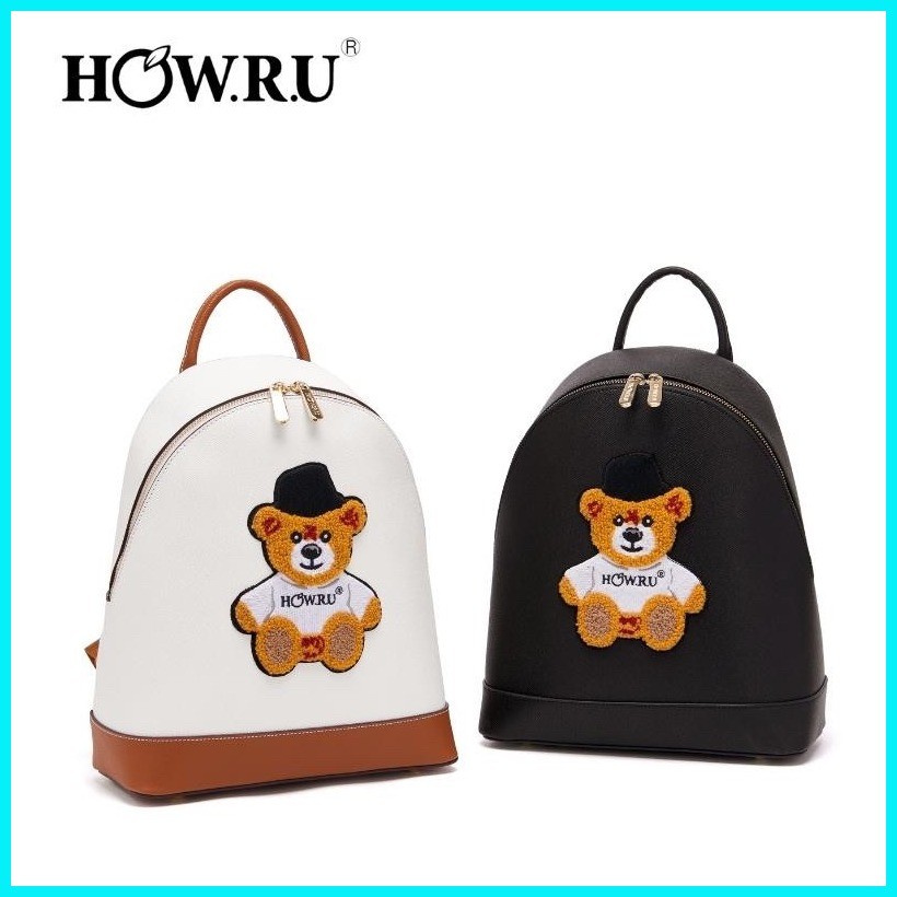 HOWRU BACKPACK MEDIUM LEATHER | Shopee Philippines