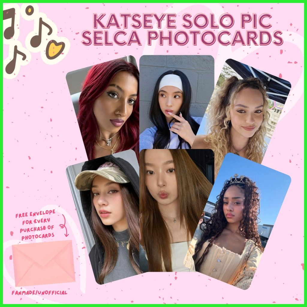 KATSEYE PHOTOCARDS SOPHIA DANIELA MANON MEGAN YOONCHAE LARA SOLO PIC ...