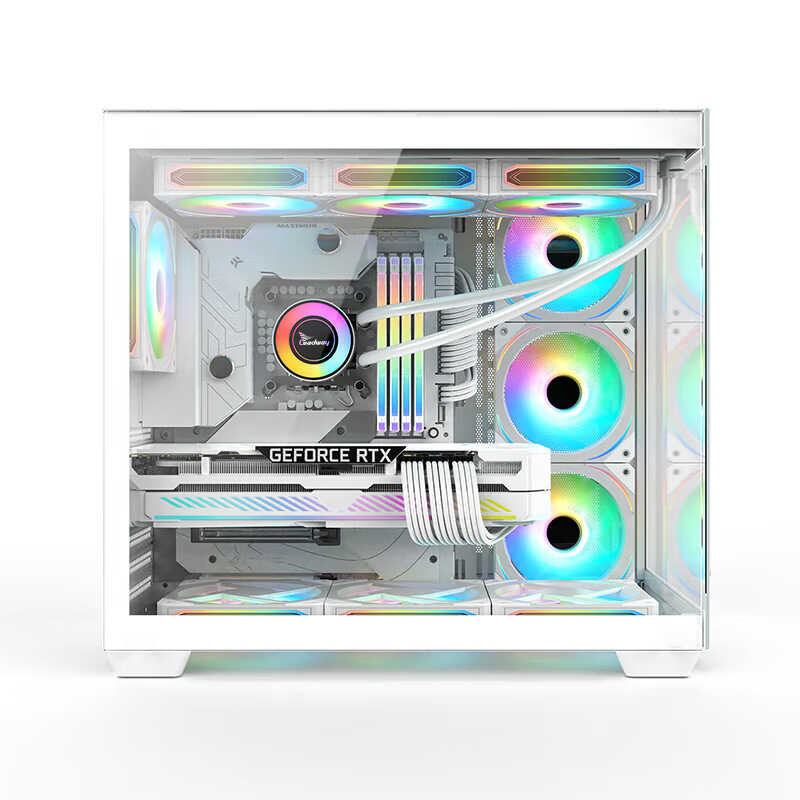 Panoramic Room Gaming Game Water-Cooled Computer Main Case Side ...