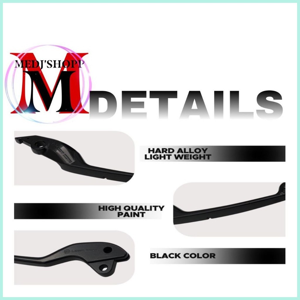 GENUINE QUALITY ALLOY BRAKE LEVER FOR HONDA CLICK V2,CLICK V3,CLICK 160 ...