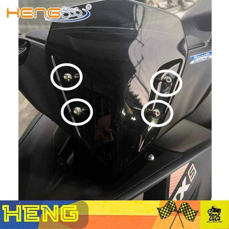 4Pcs Heng Visor Bolts For AEROX 155 V1 V2 ADV 150 160 Nmax V1 V2 V3 ...