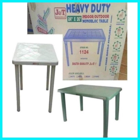 MONOBLOCK TABLE HEAVY DUTY TABLE 4 SEATERS & 6 SEATEARS J&T TABLE ...