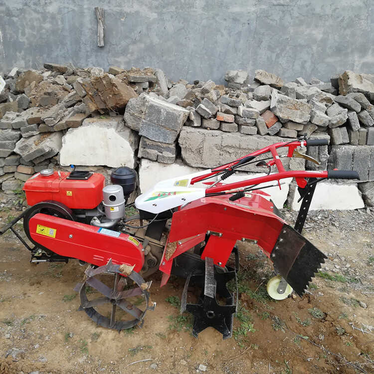 Diesel Water-Cooled 8-Hp Micro-Tiller Mountain Hilly Hard Soil Turning ...