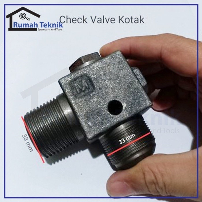Check Valve One Way Valve Air Compressor 7.5-10 hp Box Model 33mm x ...