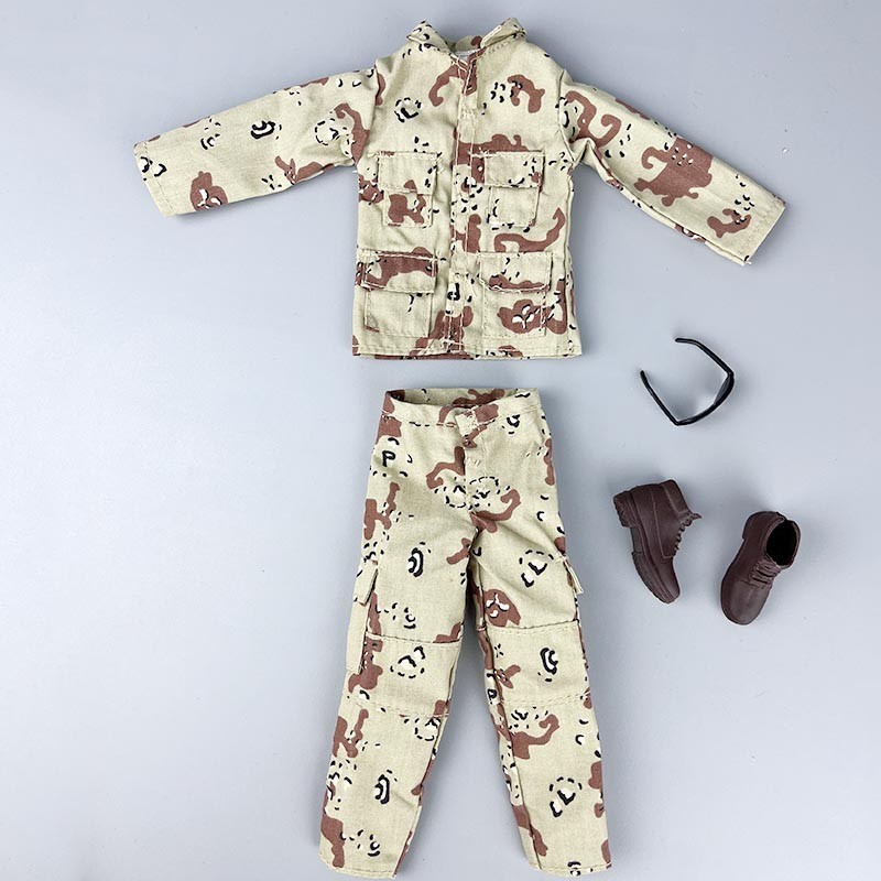 Army Soldier Cosplay 1/6 Boy Doll Clothes For Ken Doll Coat & Trousers ...