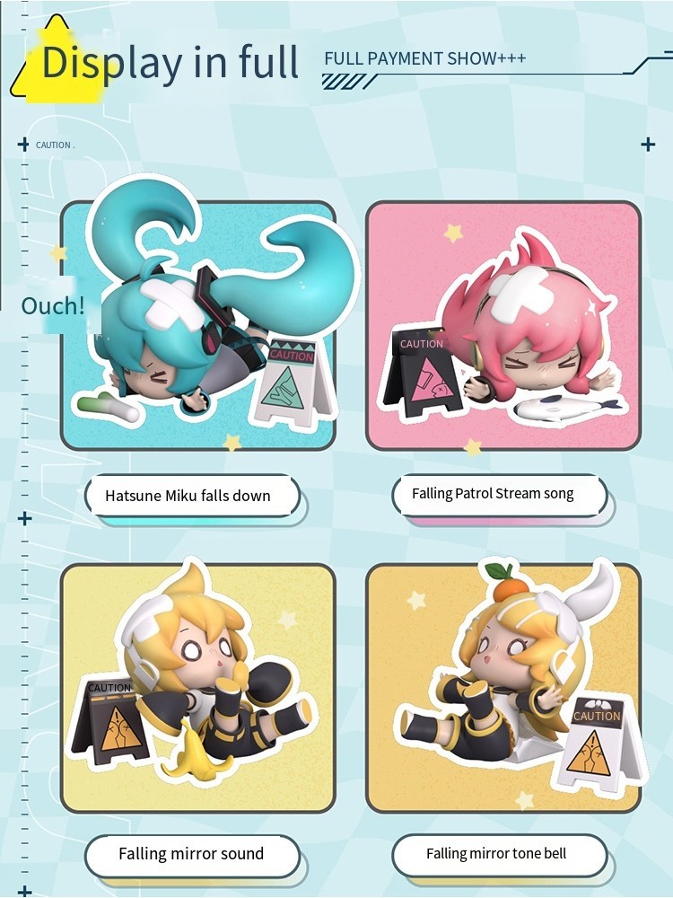 Falling Hatsune Miku Mysterious Box Miku Blind Box VOCALOID Anime Model ...