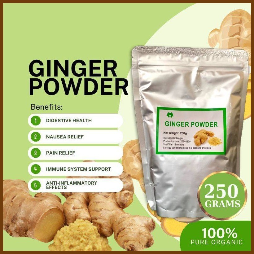 ♂ Pure Ginger Powder/Salabat Powder 1Kg./250g per pack in ZIPLOCK pouch ...