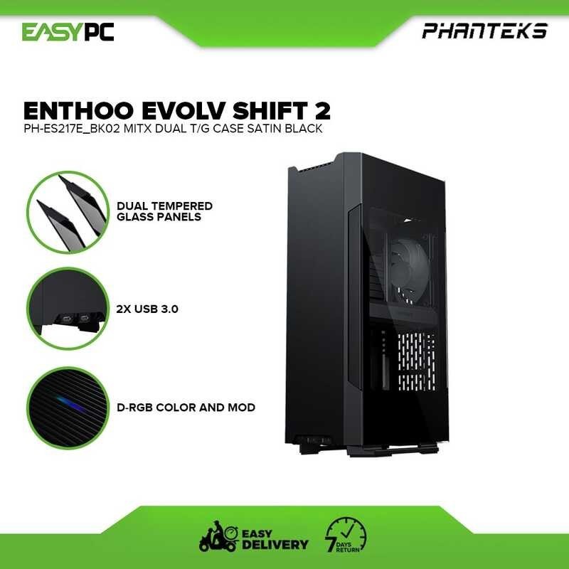 Phanteks Easypc [Unk] Enthoo Evo Shift 2 Air/ Dual T/G O Mitx Case ...