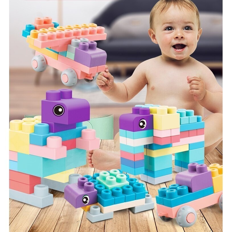 ABCtoys Big Soft Building Blocks Educational Toys for Kids Blocks Toy ...