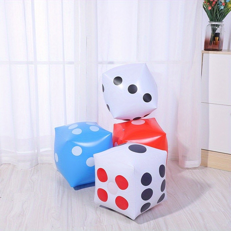 1pcs Giant Inflatable Dice, Fun Giant Large Inflatable Dice for Indoor ...