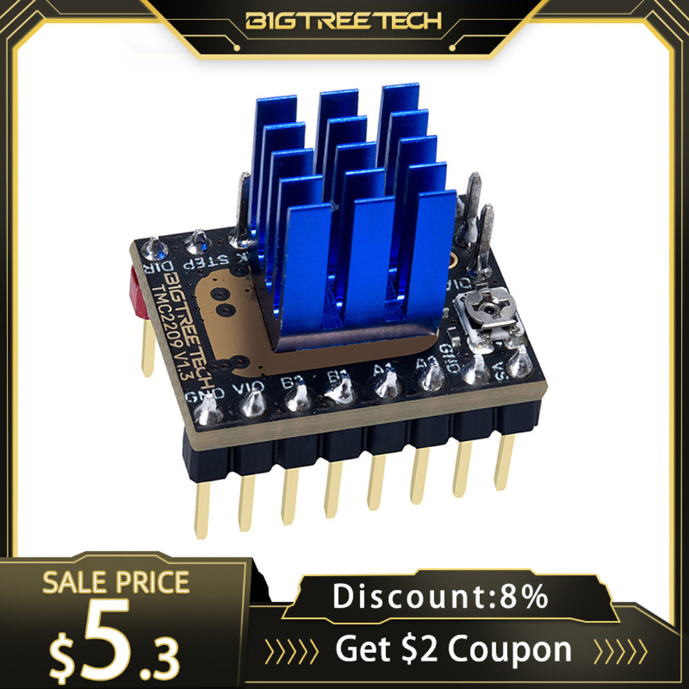 BIGTREETECH TMC2209 V1.3 Stepper Motor Driver TMC2208 UART Driver VS ...