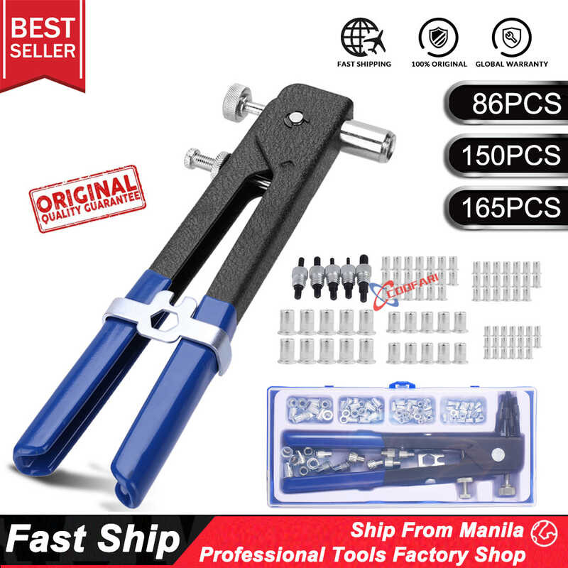 M3-M8 COOFARI Nuts Threaded Insert And Rivet tool Rivnut Nutsert ...